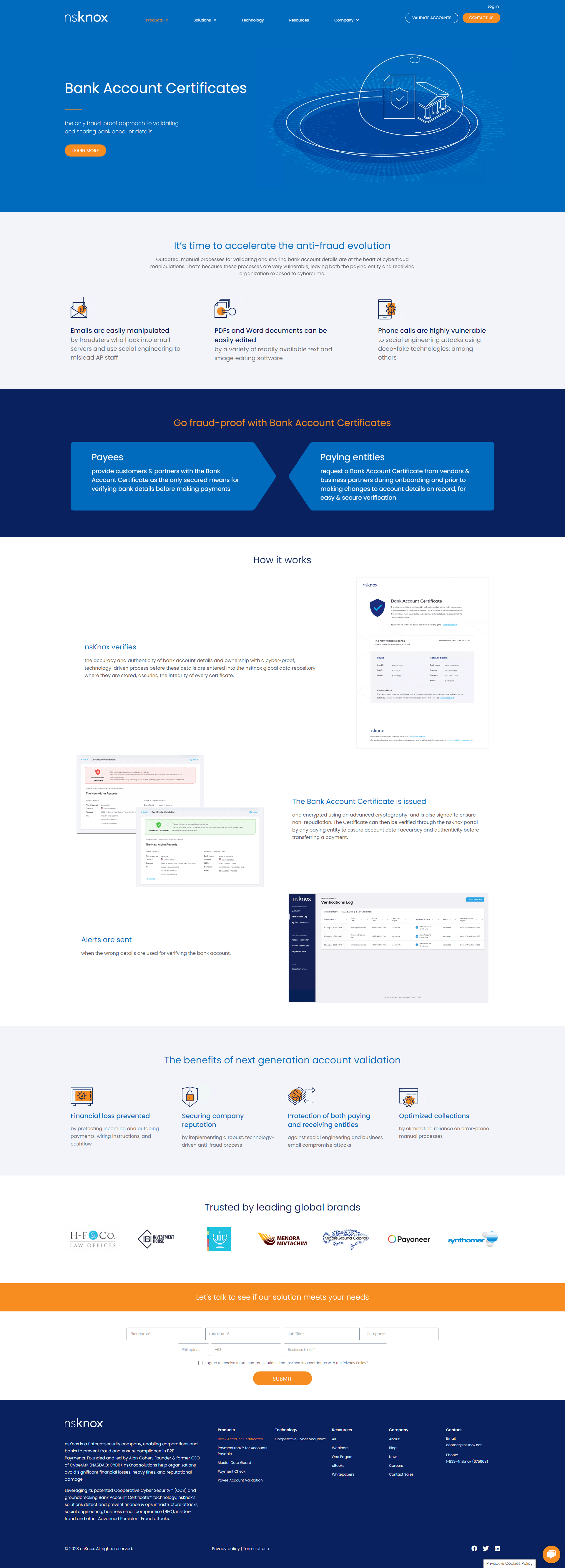 InspoSec features NsKnox